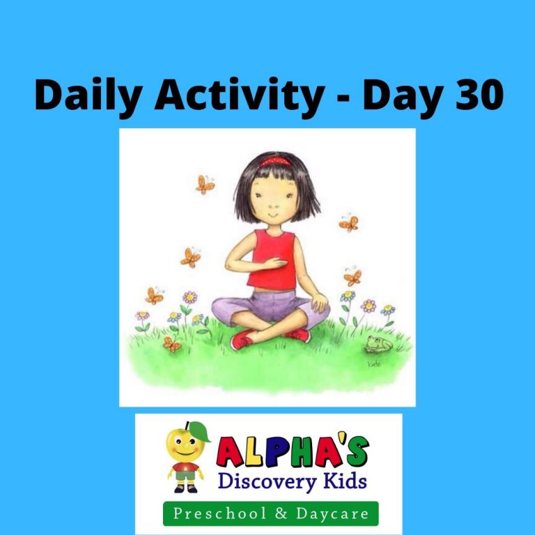 Daily Activity for Kids – Day 30 – Kids Yoga Activity | Alpha Discovery ...